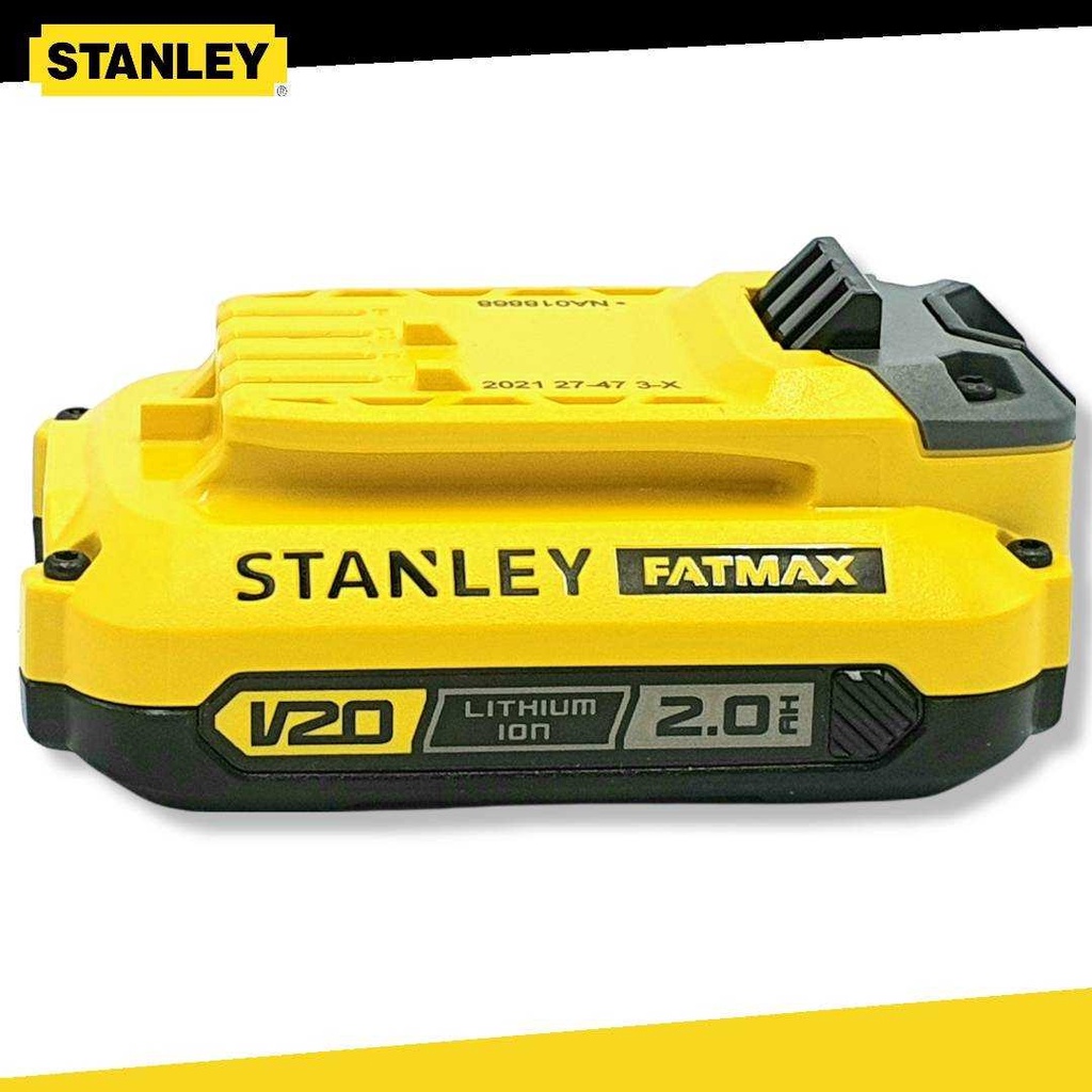 STANLEY FATMAX แบตเตอรี่ 20V 2.0Ah รุ่น SB202 รับประกันศูนย์ 1 ปี ...