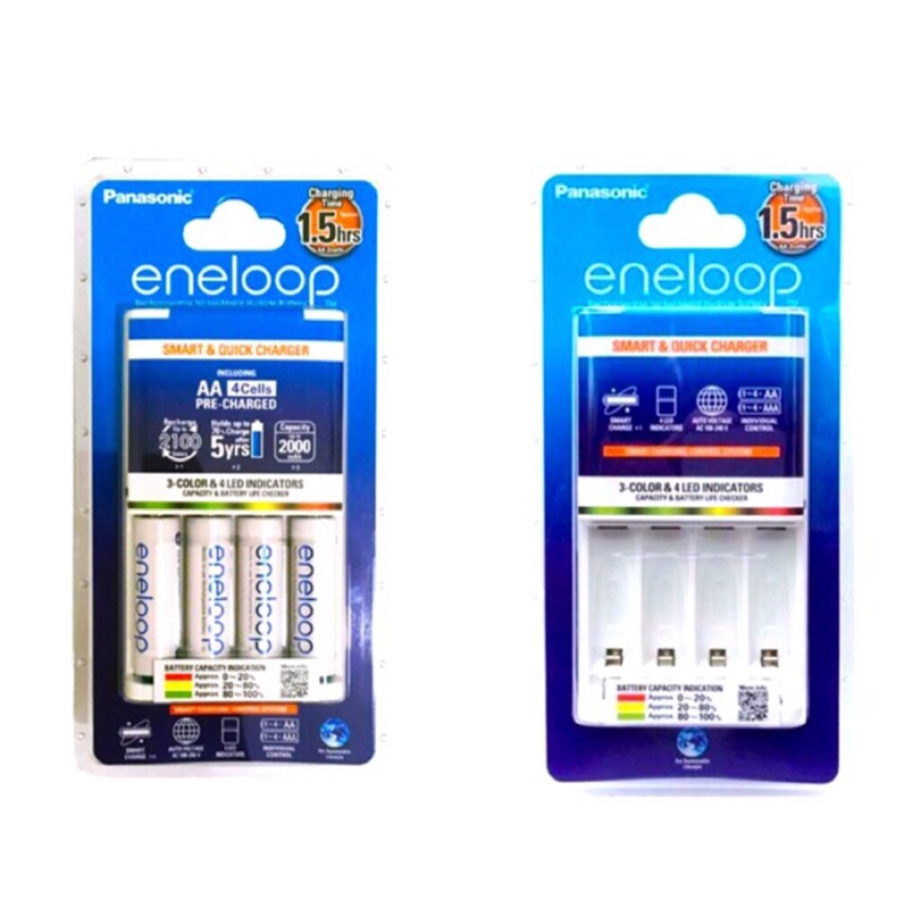 Panasonic Eneloop Rechargeable 1 5hrs เครื่องชาร์จ Shopee Thailand