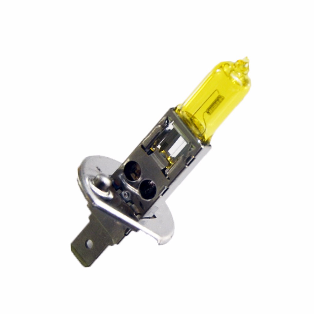 Hippcron 1 PCS Yellow H1 H3 H4 H7 H8 H11 9005 9006 Halogen Bulb 12V 55W ...