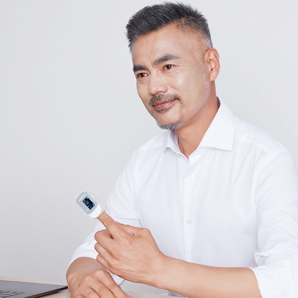 Original Xiaomi Yuwell Yx305 เครื่องวัดออกซิเจนในเลือดหน้าจอดิจิตอล ...