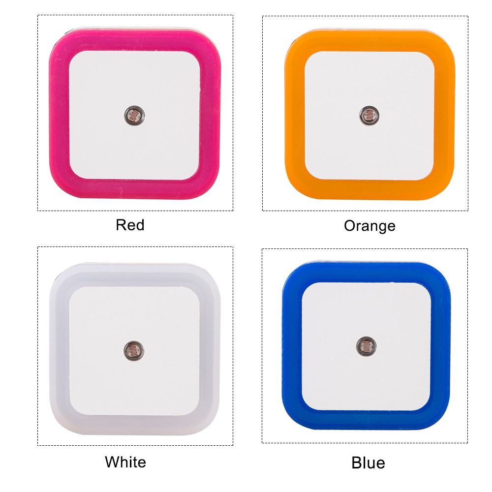 【COD】0.4W 4 LED Smart LED Light Sensor Lamp Plug-in Eletric Energy ...