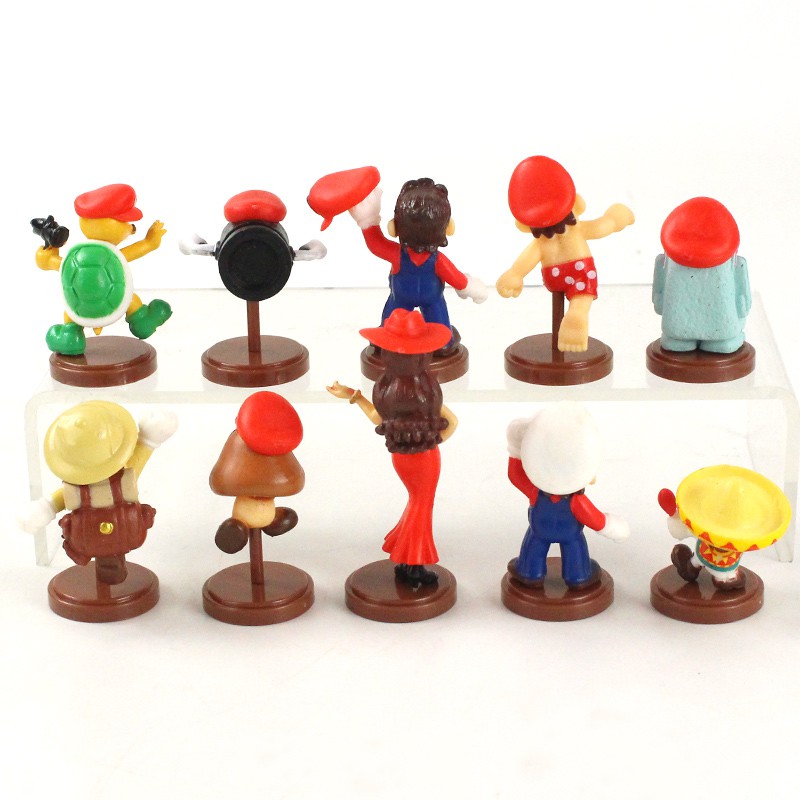 {new}Super Mario Odyssey Figures Cappy Goomba Koopa Troopa Bullet Tank ...