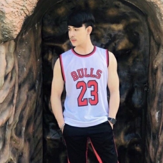 เสื้อบาส ชายหญิง ฟรีไซส์ SMLXL ใส่ได้ ทรงโอเว่อร์ไซส์ตัวใหญ่ (รอบอกยืดได้ถึง 36-42 ยาว 29 ...