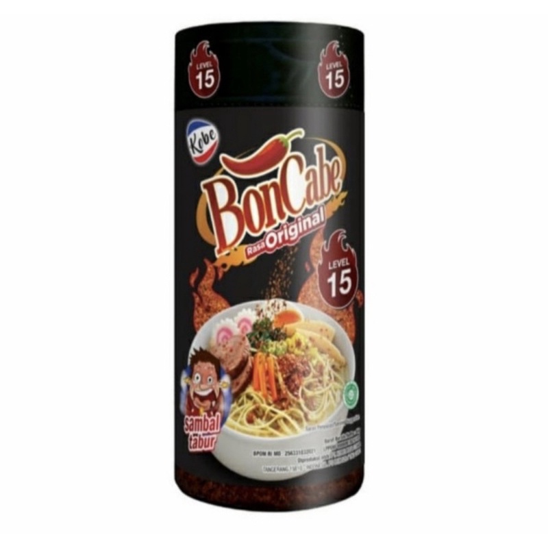 Indonesia Kobe Bon Cabe (Boncabe) Sambal Tabur (Sprinkle Chili Flakes ...