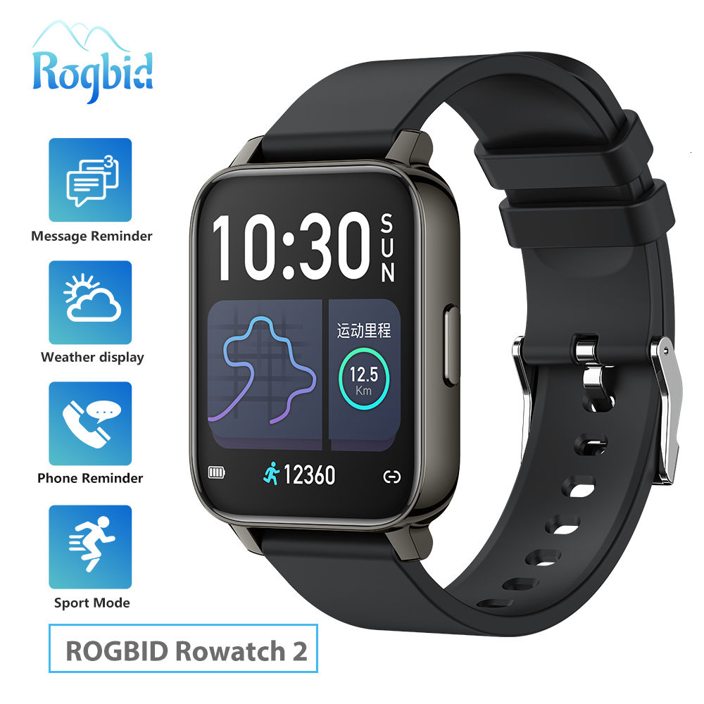 Rogbid GT Smart Watch Men Waterproof Full Touch Clock Women Blood ...