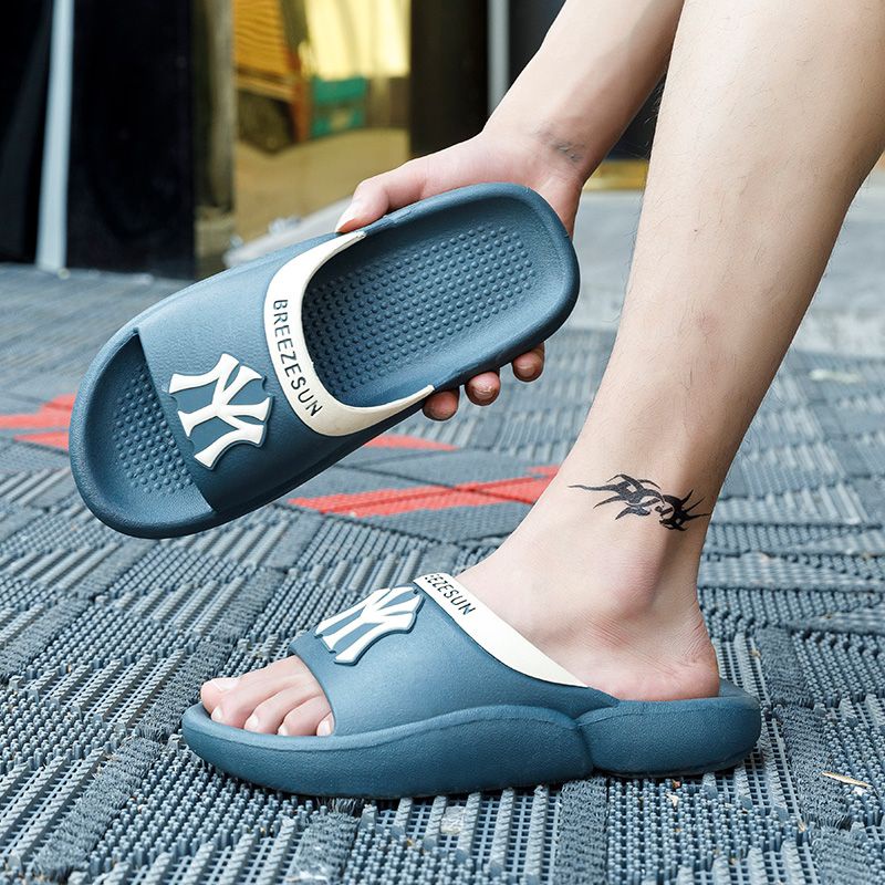 Magic Sticker Slippers Men's Men Outdoor Sports Non -Slip และ Deodorant ...