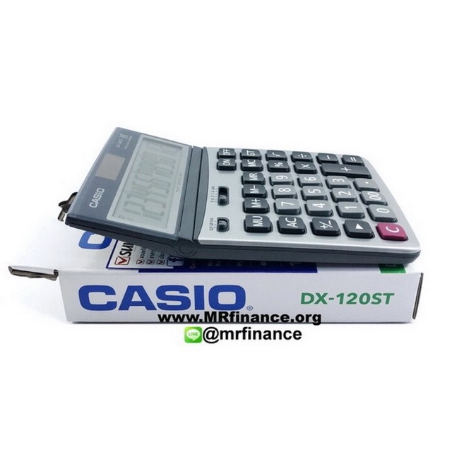 Casio DX-120ST เครื่องคิดเลขตั้งโต๊ะคาสิโอ ของใหม่ ของแท้ ...