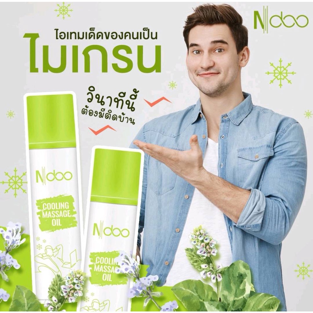 Ndoo เอ็นดู เจลเอ็นดู ndoo ไมเกรน ndooเจล เอ็นดูเจล ยาทาปวดไมเกรน ปวด ...