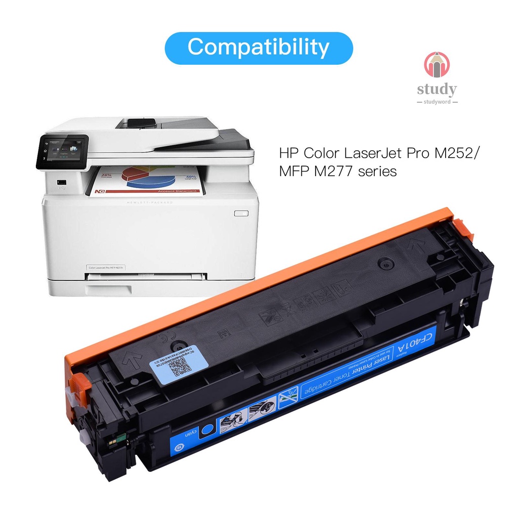 S&W Aibecy ตลับโทนเนอร์เข้ากันได้กับ Hp Color Laserjet Pro M252/Mfp ...