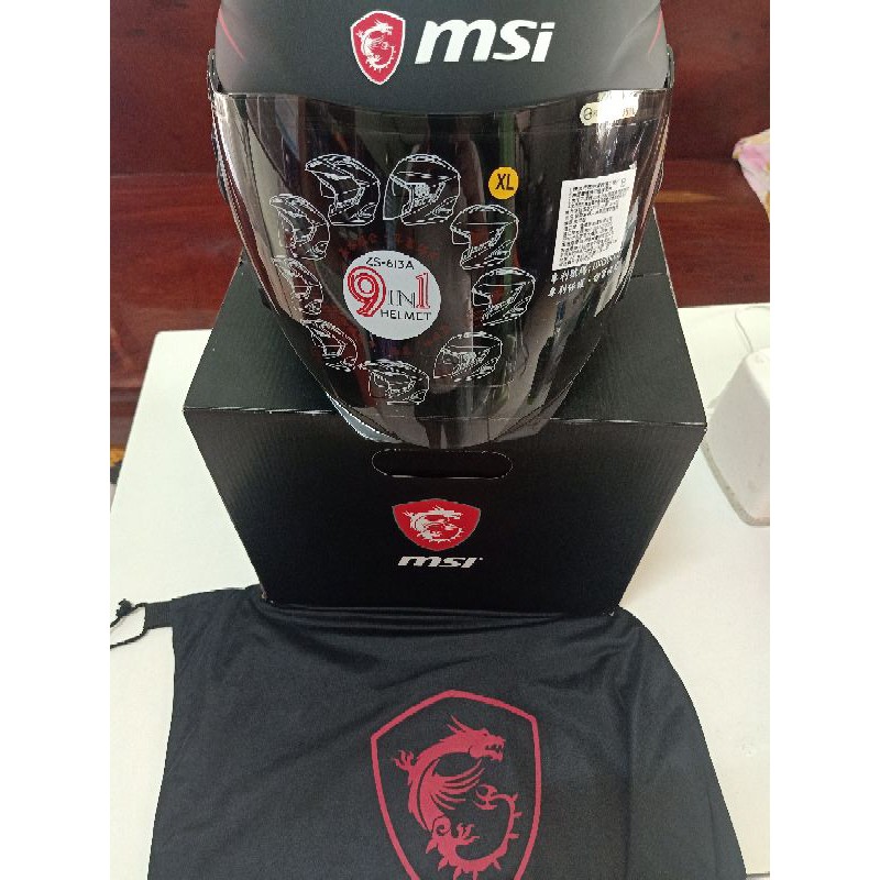 หมวกกันน็อค Msi (helmet msi) limited edition | Shopee Thailand