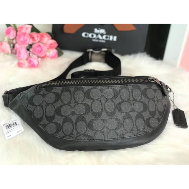 COACH WARREN BELT BAG IN SIGNATURE CANVAS 78777 | Shopee Thailand