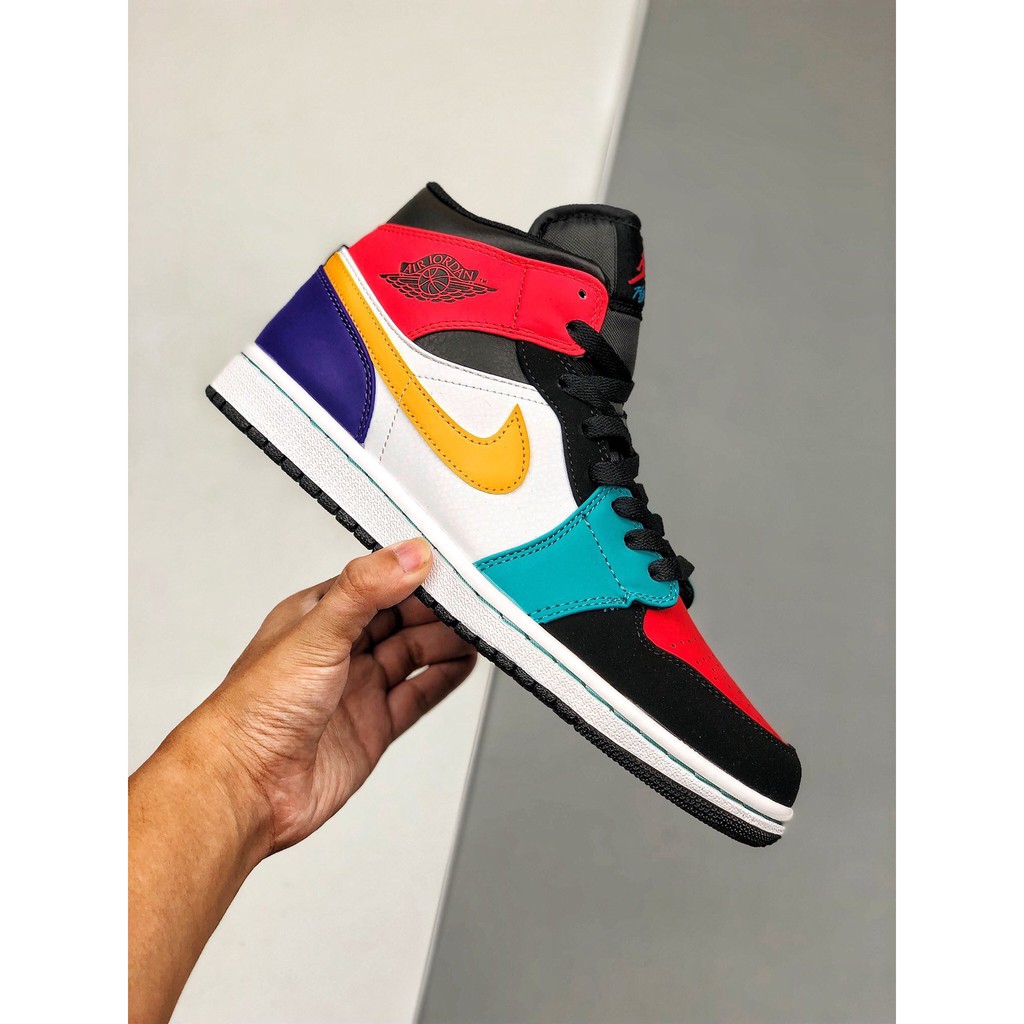 original nike facetasm x air jordan 1 mid fearless รองเท้าผ้าใบลําลอง ...