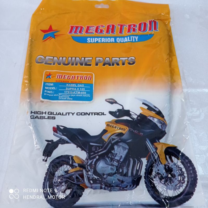 Supra X 125 Ktm สายเคเบิ้ลแก๊ส - hendra__motor.th - ThaiPick