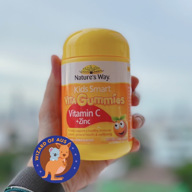 Natures Way Kids Smart Vita Gummies Vitamin C Zinc 60 Pastilles แท้จาก ...