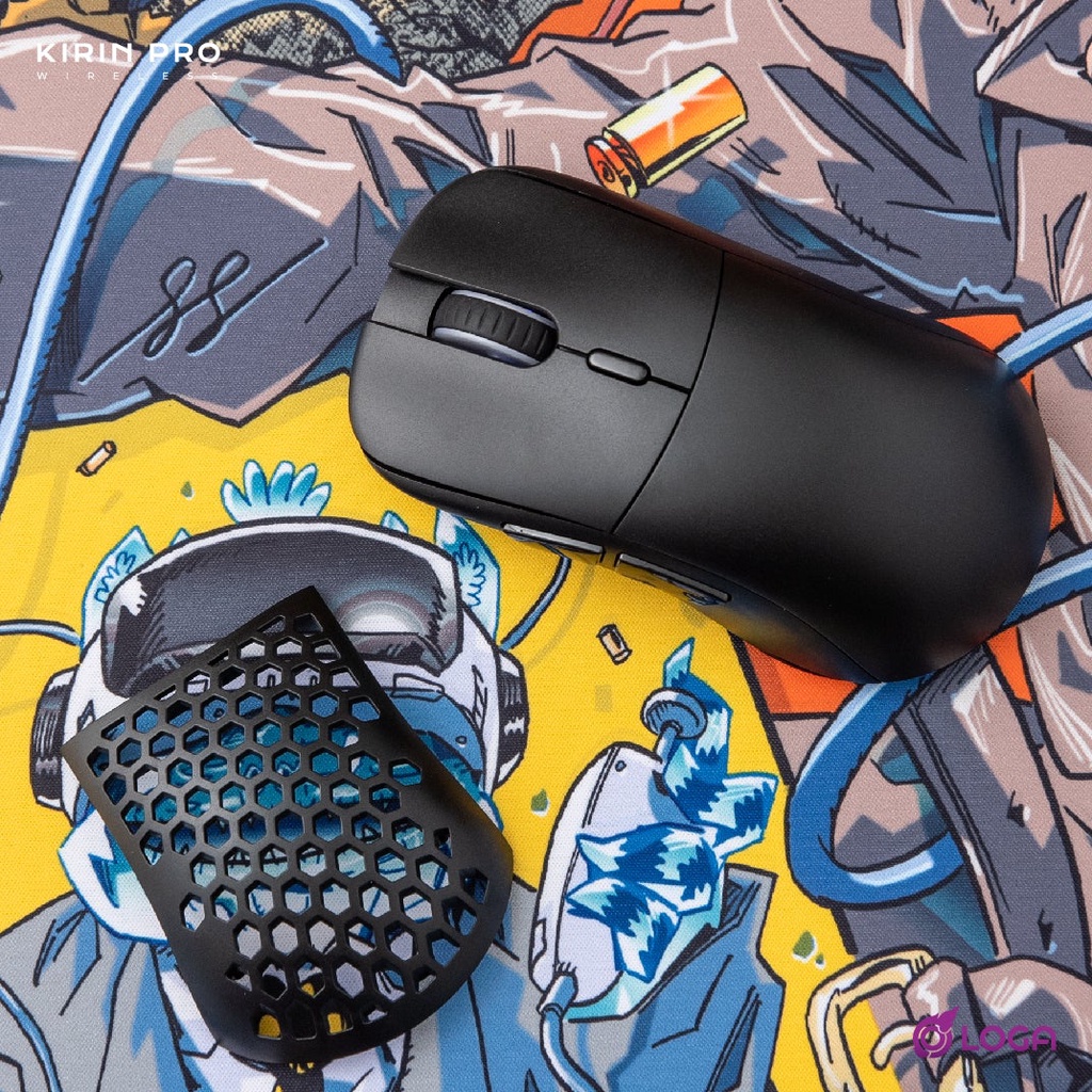 LOGA Mouse Kirin PRO R2 wireless Sensor 3370 Kailh 8.0 Switch คุณภาพ ...