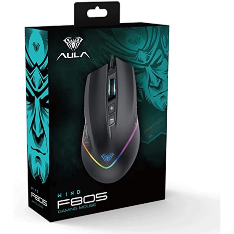 MouseMarcro RGB 6 Gear Dpi 7 Aula F805 - 29kmuc_tbf - ThaiPick