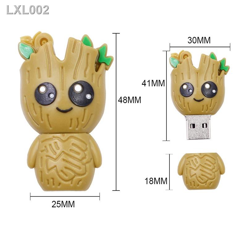ราคาถูกแฟลชไดรฟ์การ์ตูนแฟลชไดรฟ์ Groot Usb 16 G 32 64 3. 011 ...