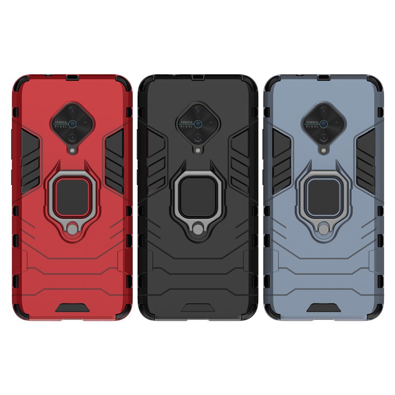 เคส VIVO S1 Pro พลาสติกแบบแข็ง VIVO S 1 Pro S1Pro Armor Shockproof Phone Case Back Cover VIVOS1 ...