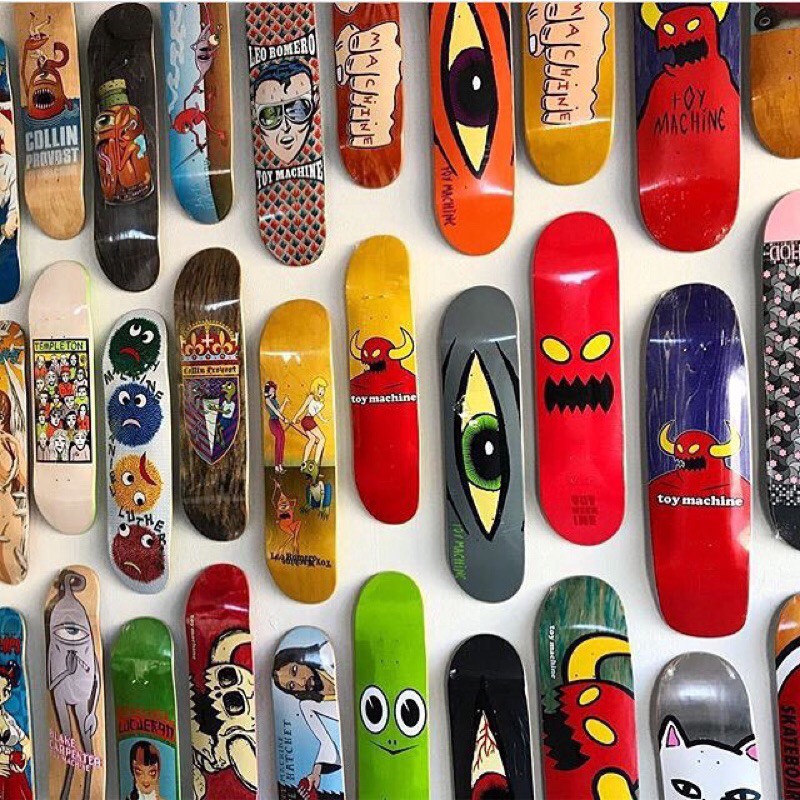 แผ่นสเก็ตบอร์ด Toy machine Skate Board Deck ไซส์ 8 พร้อมส่งจากไทย ...