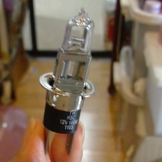 หลอดไฟหน้ารถยนตร์ H3C 12V 55W 100W PK22D Halogen Headlight Bulb (Clear ...