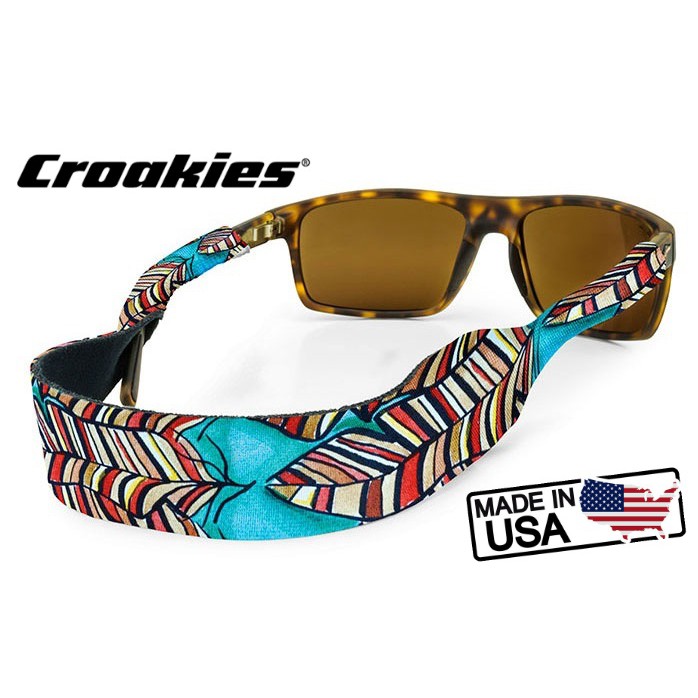 สายคล้องแว่นตา Croakies XL Print รุ่น Sub Abby Paffrath Red Quill ...