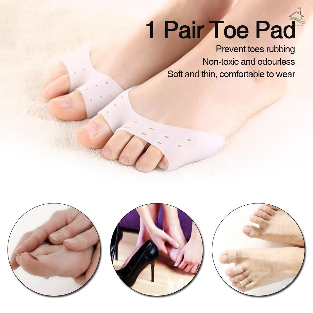 1 Pair Toe Pads Forefoot Cushions Toe Protector Foot Protection Open ...