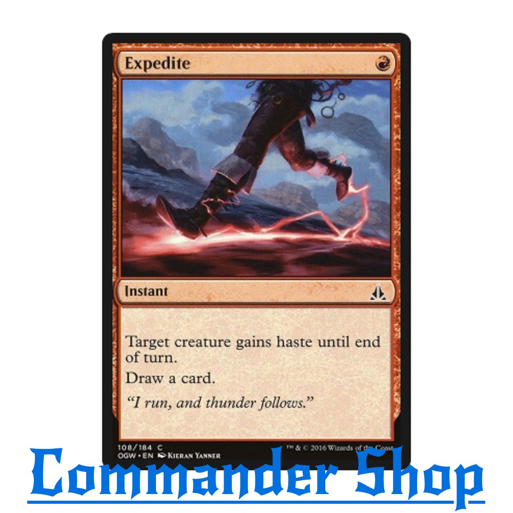 Expedite (Instant) Red Haste การ์ด Magic The Gathering (MTG) | Shopee ...
