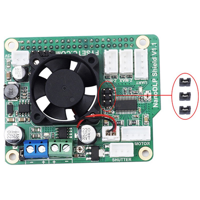 NanoDLP Shield V1.1 Expansion Board with DRV8825 Controlled MOS for ...