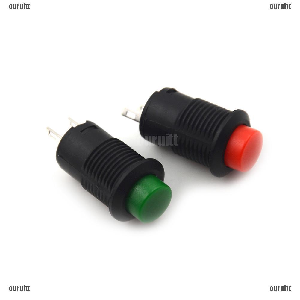 SP 10 Pcs 12mm Red Momentary OFF-ON Push Button Pushbutton Car Boat Lockless Switch SV - ouruitt ...