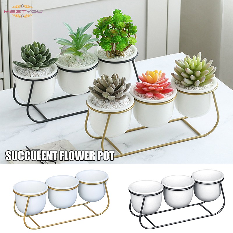 []Home Small Ceramic Flower Pots, Small Succulents Flower Pots, Simple ...