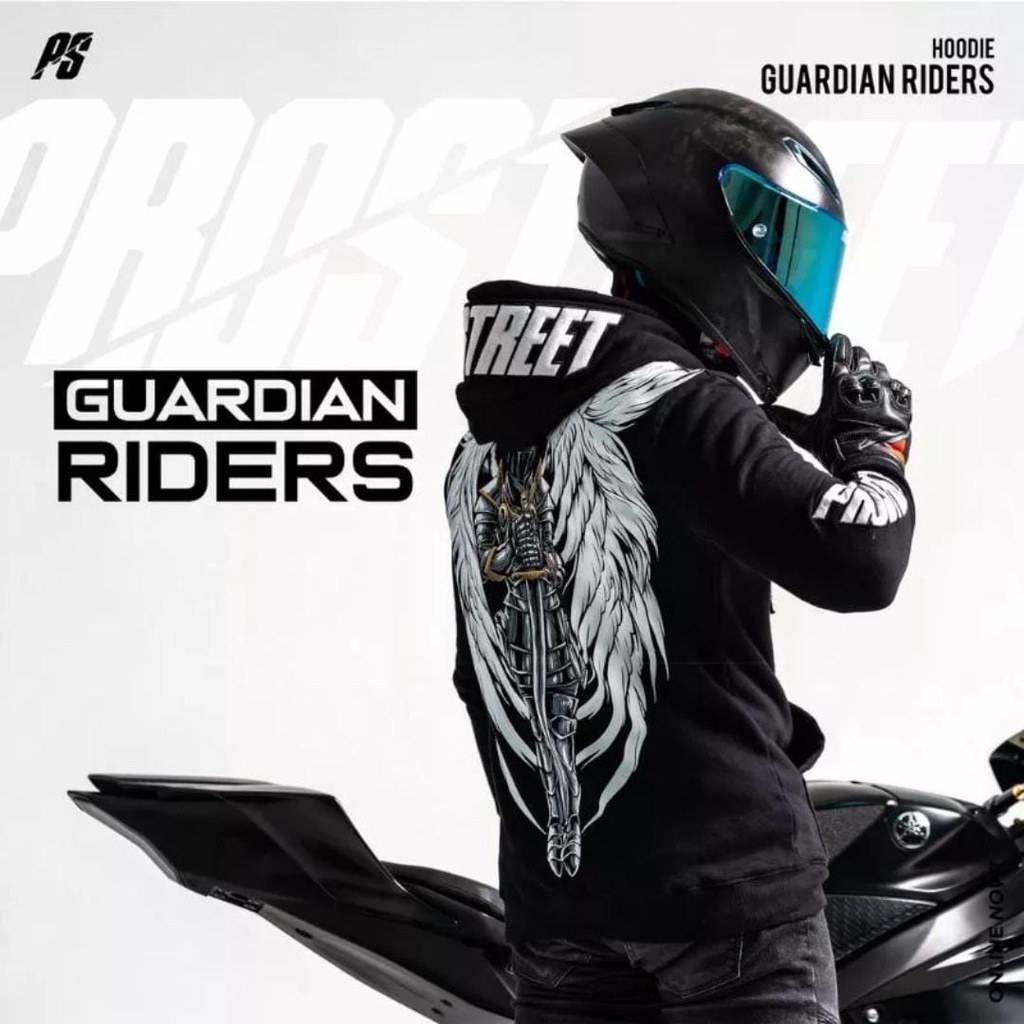 Prostreet GUARDIAN RIDERS เสื้อแจ็กเก็ตกันหนาว มีฮู้ด แบบหนา สไตล์ดิส ...