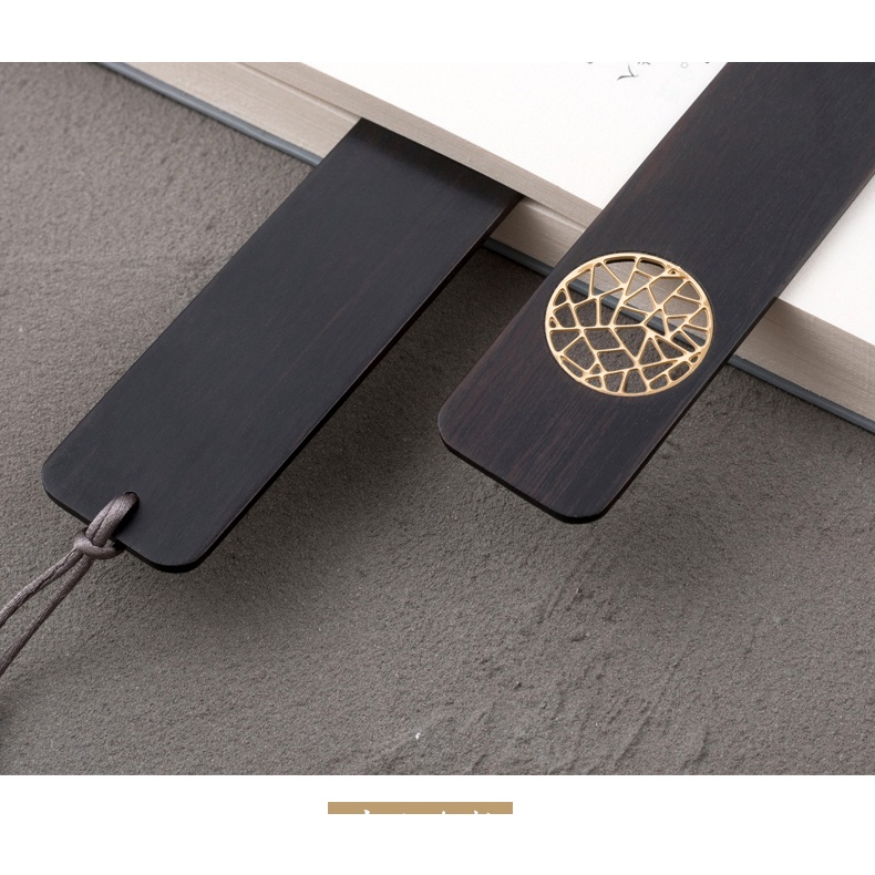 Creative simple high-end retro Purple sandalwood inlaid with copper ...