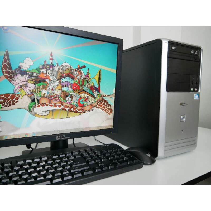 คอมพิวเตอร์ครบชุดพร้อมจอ คอมพิวเตอร์DTK คอมพิวเตอร์เรียนออนไลน์ ...