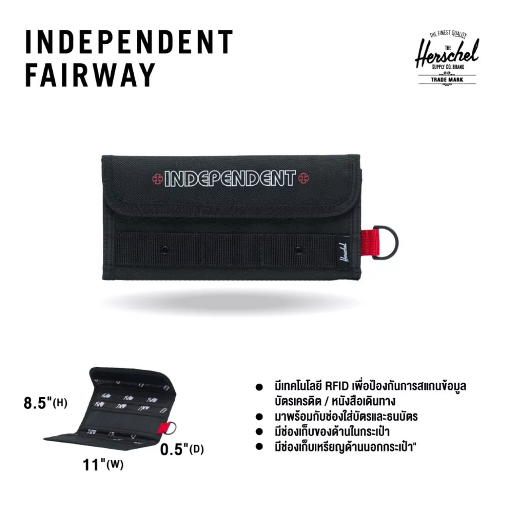 Herschel Supply กระเป๋าสตางค์รุ่น Independent Fairway Wallet ...