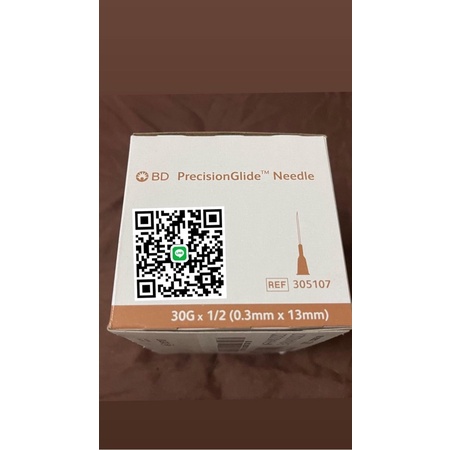 เข็มBDเบอร์30ขนาด ครึ่งนิ้ว 100ชิ้น พร้อมส่ง - sasishop789 - ThaiPick