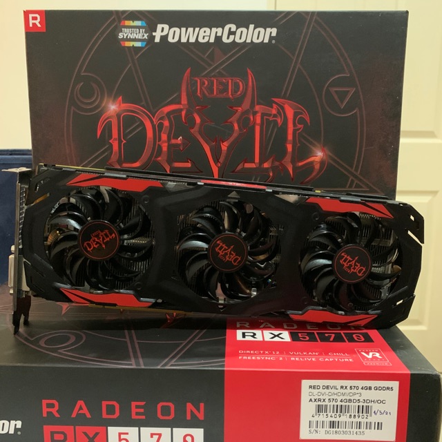 POWERCOLOR RED DEVILE RX570 4GB - winijchai - ThaiPick