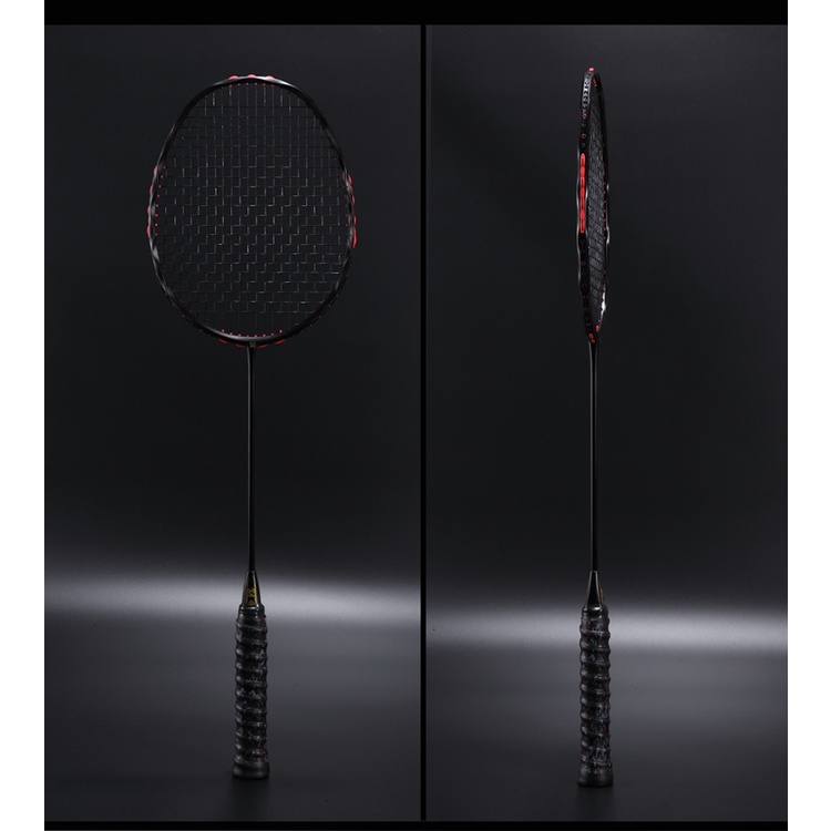 ไม้แบดมินตันNew Secial Wave Hem Flowers Frame Badminton Rackets Full ...