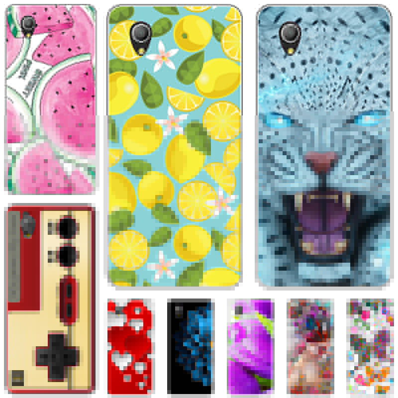 เคสโทรศัพท์มือถือ Tpu แบบนิ่มลายดอกไม้สําหรับ Alcatel 1 2018 5033D 5033 ...