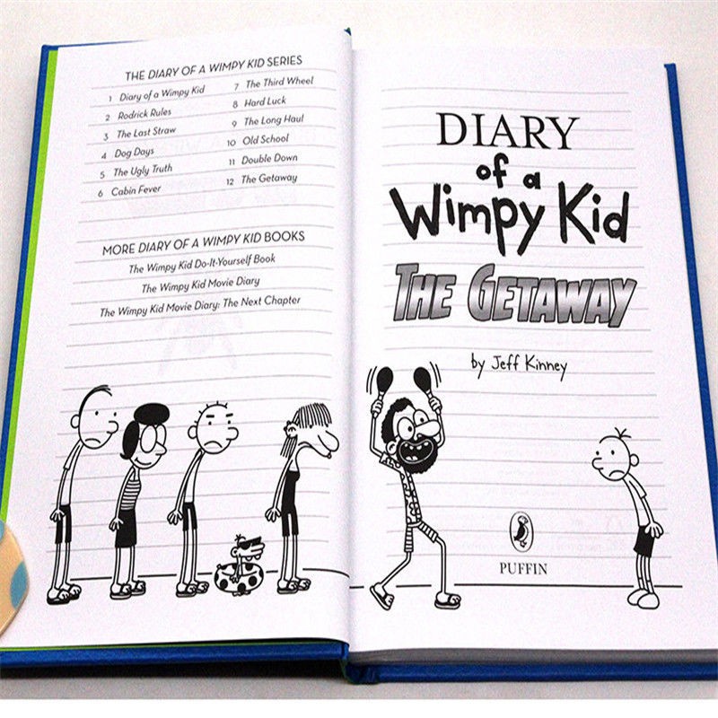 Diary of a Wimpy Kid Box Set 16 เล่ม หนังสือภาษาอังกฤษสำหรับเด็ก นิยาย ...