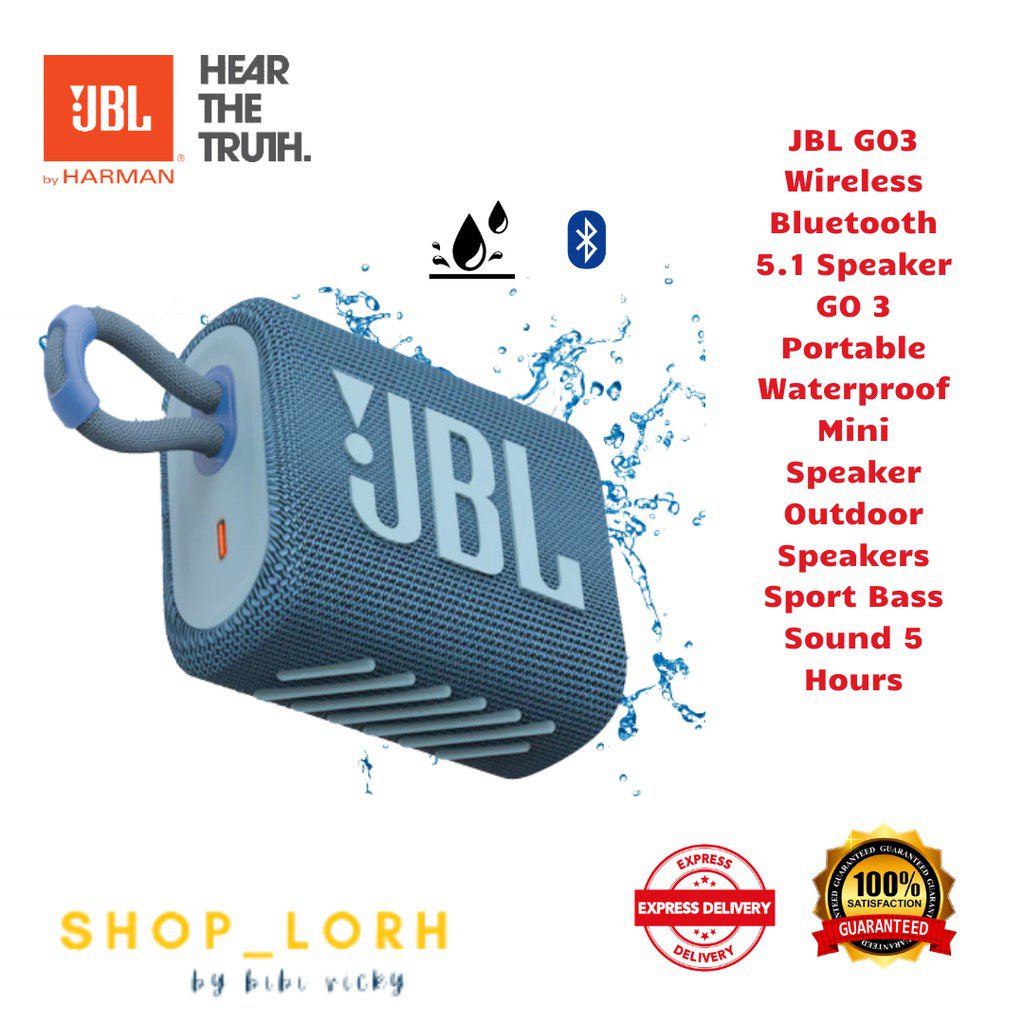 2021JBL GO3 Wireless Bluetooth 5.1 Speaker GO 3 Portable Waterproof ...