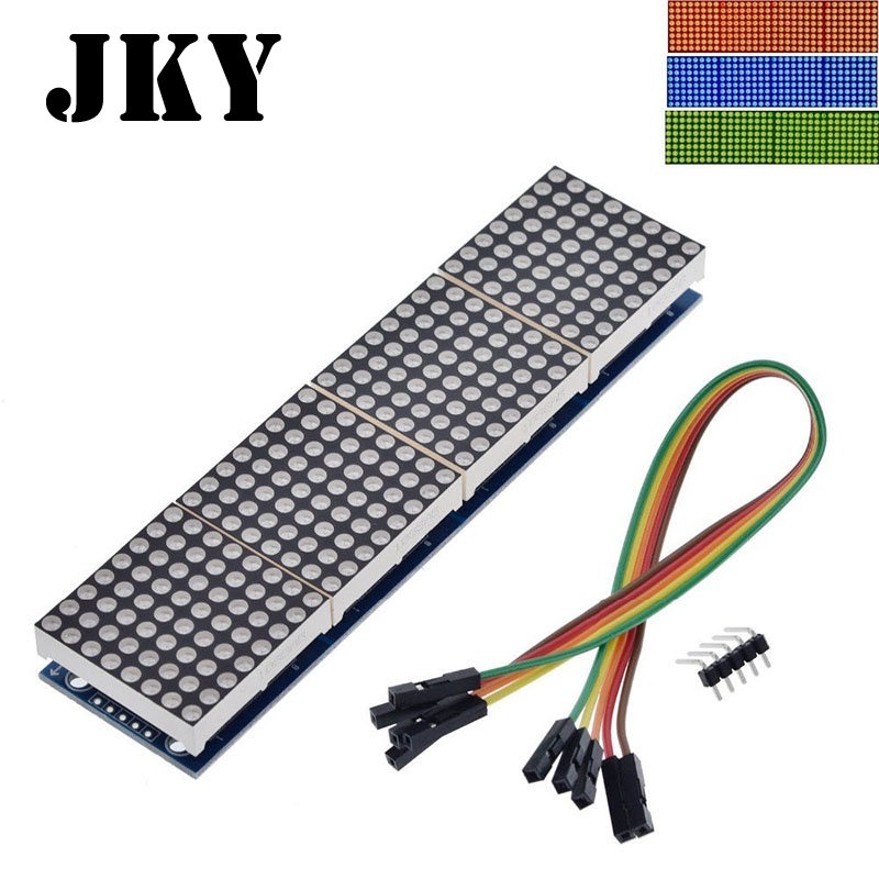 Max7219 Dot Matrix Module 4 In 1 Dot Matrix In One Display Module MCU โมดูลควบคุม - nathanguo2 ...