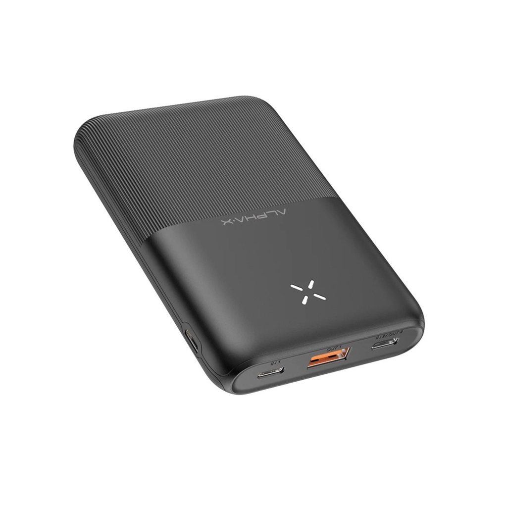 Power Bank 10000mAh พาวเวอร์แบงค์ ALPHAX รุ่น B10PD รองรับการชาร์จเร็ว PD20W QC 3.0 รับประกัน ...