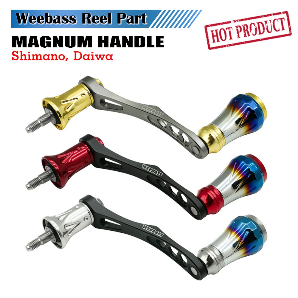 WEEBASS HANDLE แขนหมุน - รุ่น MAGNUM HANDLE Shimano Daiwa แขนแต่ง ชุด ...