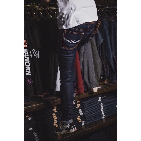 [ลิขสิทธิ์แท้] WAFT X WEFT : LIQUID INDIGO 12 oz. TIGHT FIT - sixoz ...