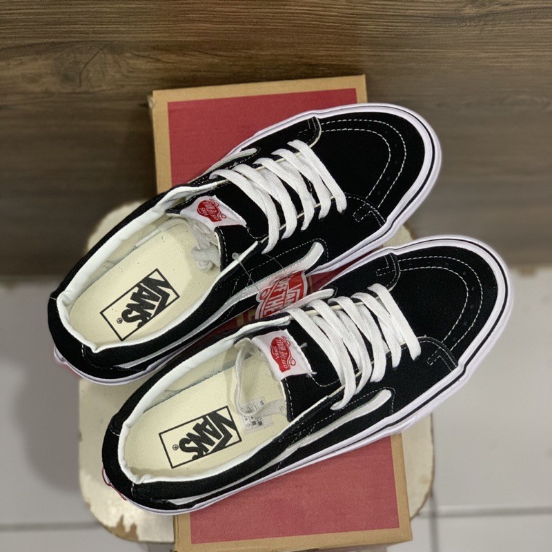 Vans Sk8 Low Black Classic 100 พร้อมกล่อง - ok_sneaker - ThaiPick