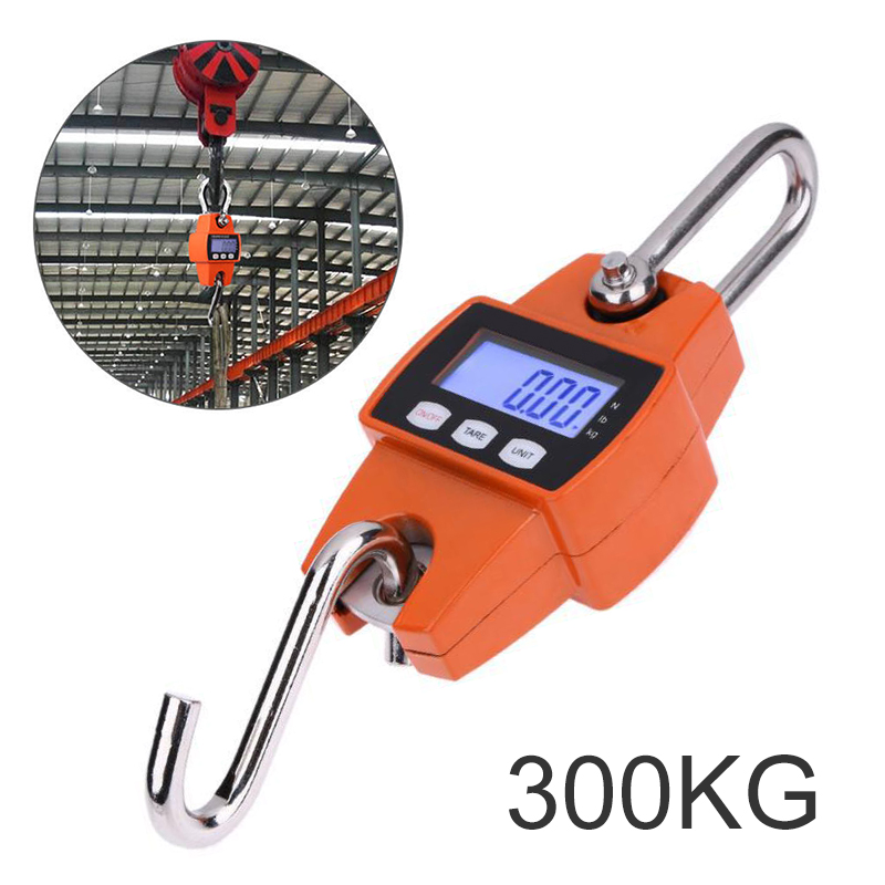 1pc New 300kg/600lb Heavy Duty Digital Crane Scale Hanging Hook ...