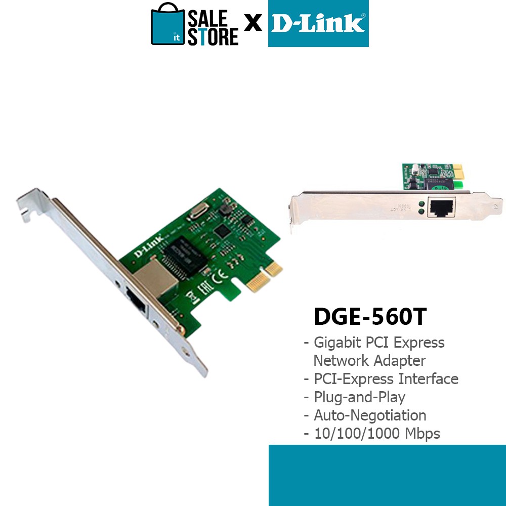 (ประกัน LT) D-Link DGE-560T Gigabit PCIe Lan Card การ์ดแลน Network - HITECHubon - hitechubon ...