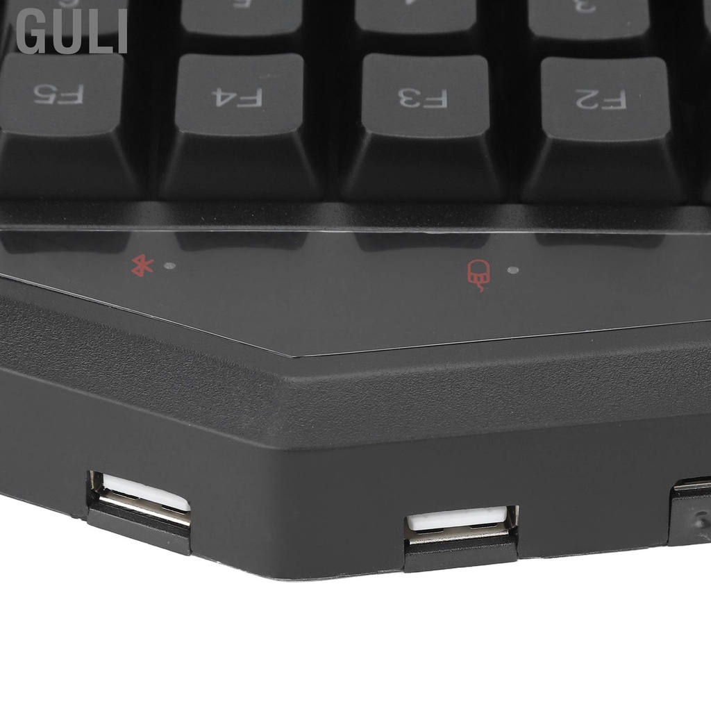 Guli One Hand Keyboard Mouse 35 Keys RGB Backlight Gaming Half Keypad ...