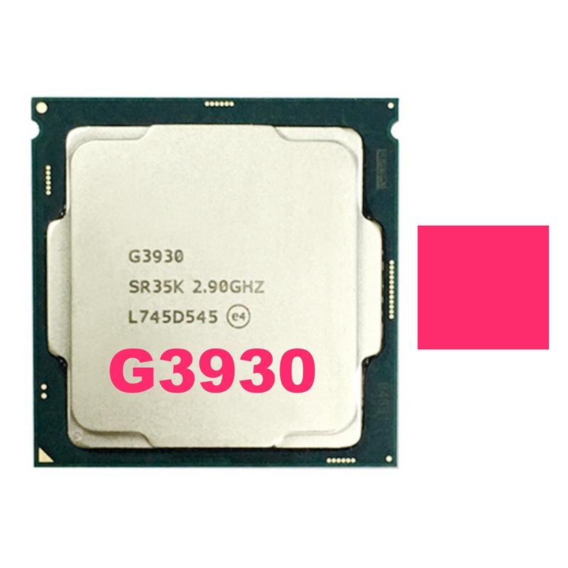 G3930 โปรเซสเซอร์ CPU และแผ่นความร้อน LGA 1151 2.9 GHz Dual-Core Dual-Thread CPU Processor 2M ...