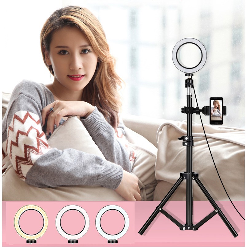10inch 26cm LED Ring Light Photo Studio Camera Dimmable Video light ...